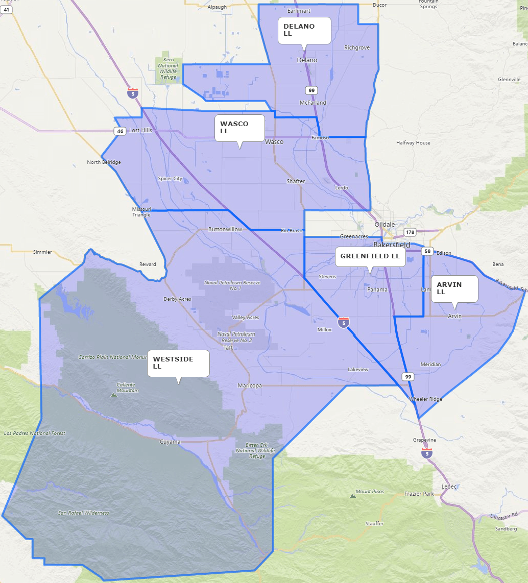 Member League Boundaries